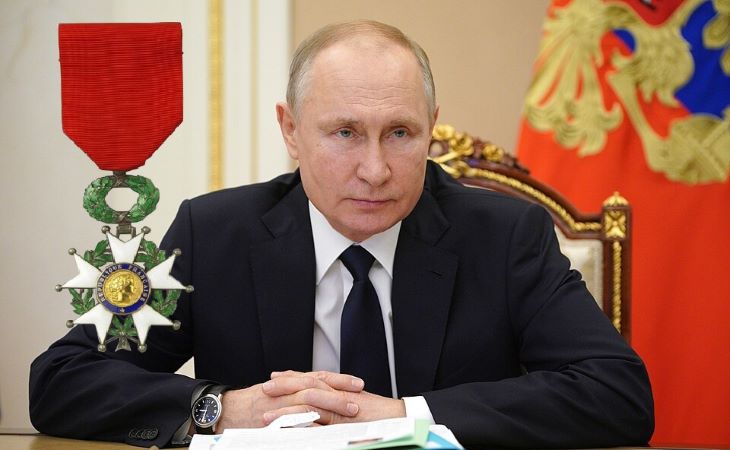 Légion d'honneur : le ruban rouge de Poutine, symbole d'une hypocrisie ...