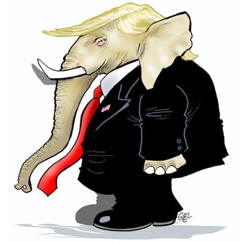 L'éléphant Trump énormément - AgoraVox le média citoyen