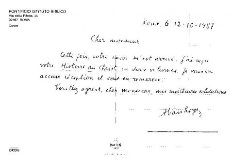 Évangile de Matthieu, preuve historique, l'erreur de lecture du Pape ...